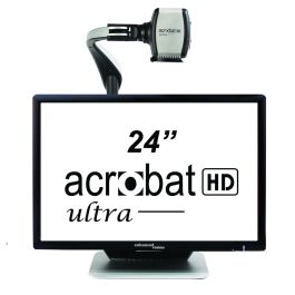 Acrobat 24 HD Ultra Desktop Magnifier with Rolling Case